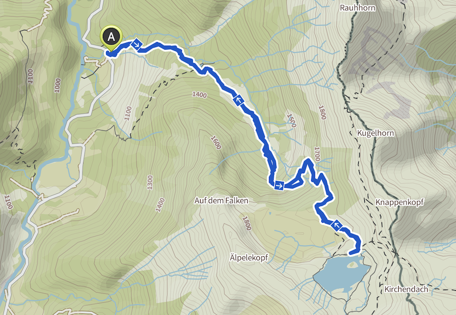 Schrecksee Wanderung: Wanderbericht mit Wanderbeschreibung
