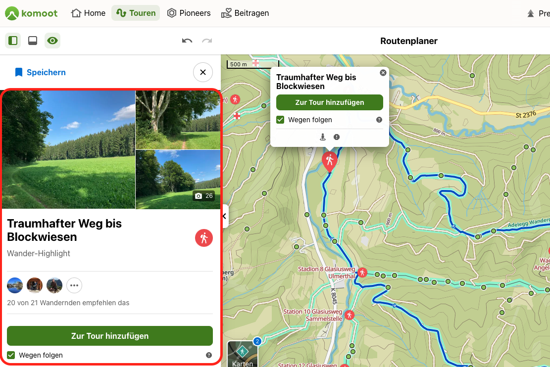 Komoot Routenplanung – Die besten Tipps für deine Touren